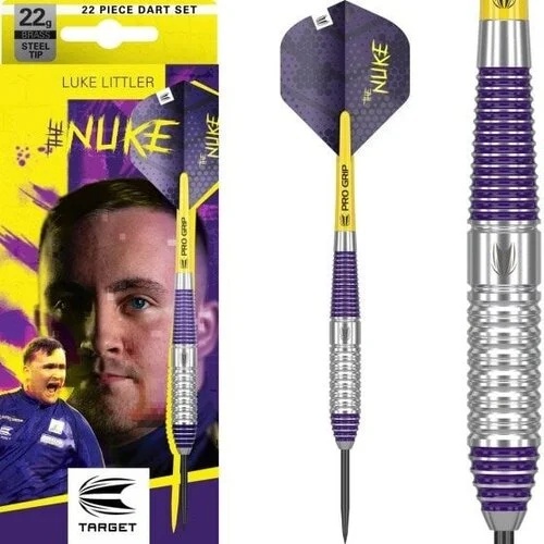 Lotki Target Luke Littler Brass Zestaw 22 elementów - Baltic Darts